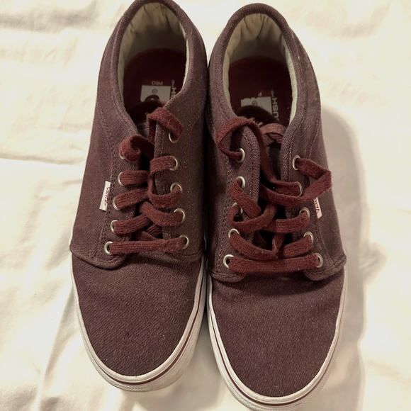 Vans | Shoes | Mens Vans Ultra Cush Pro In Maroon | Poshmark